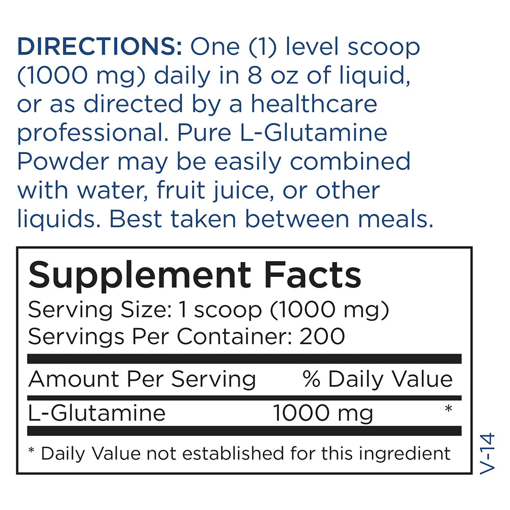 L-Glutamine 0.5kg Powder – Natural Apothecary Shoppe