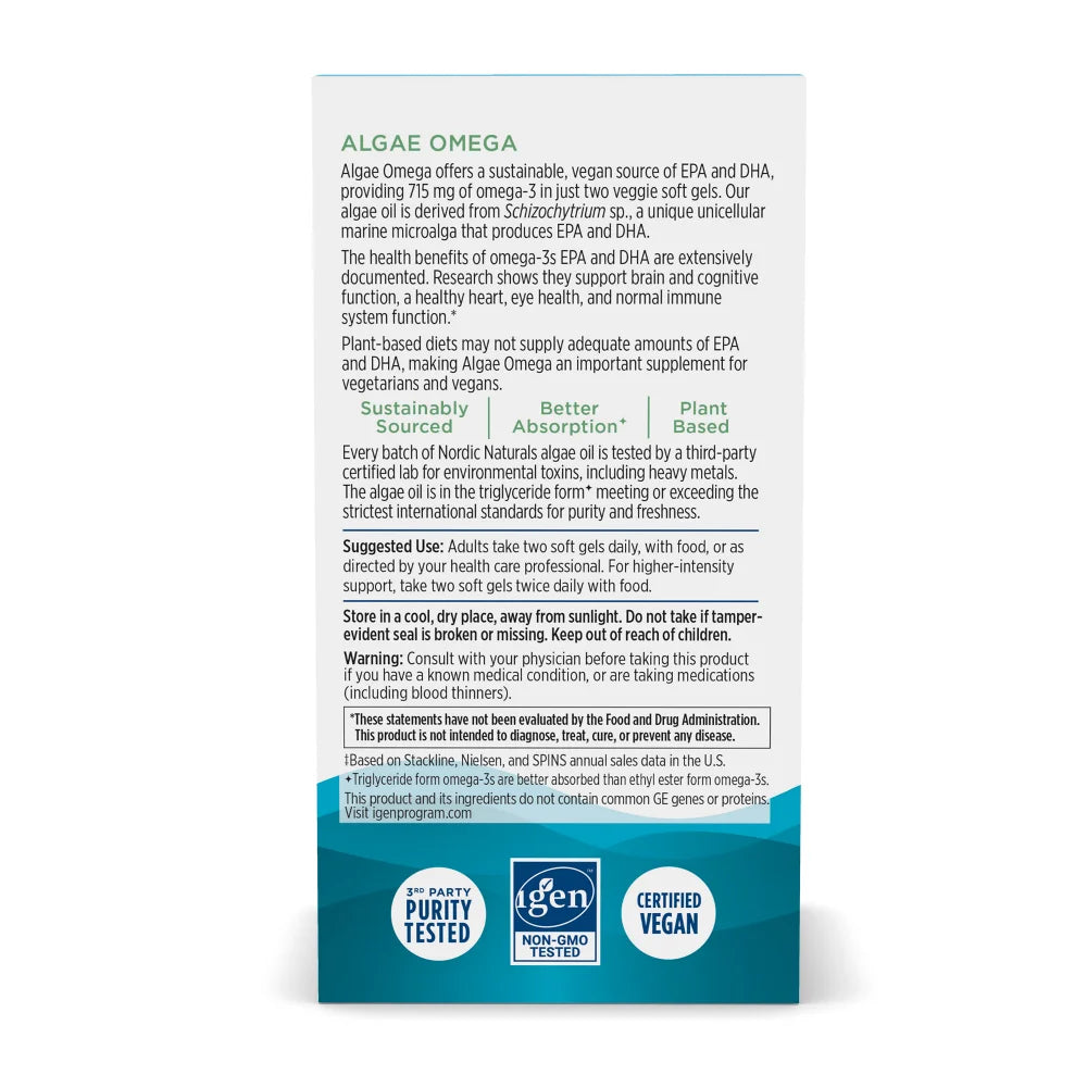 Algae Omega – Natural Apothecary Shoppe